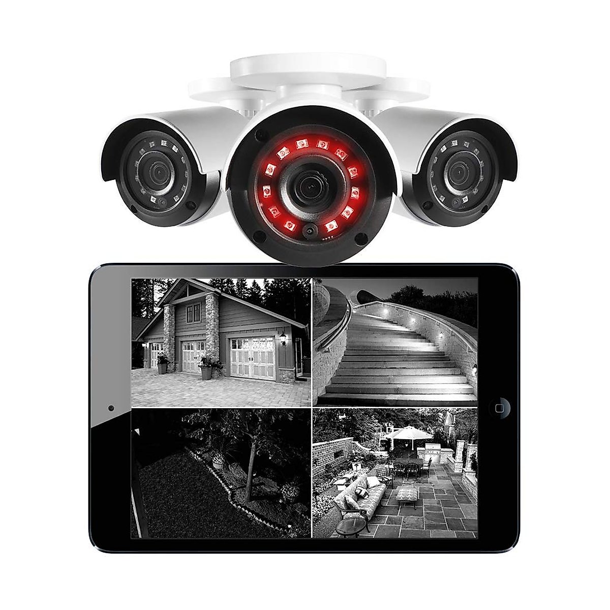 Lorex 1080p HD 8-Channel Security System with eight 1080p HD Weatherproof Bullet Security Camera and Advanced Motion Detection