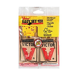 Victor EZ set mouse trap (Pack of 12)