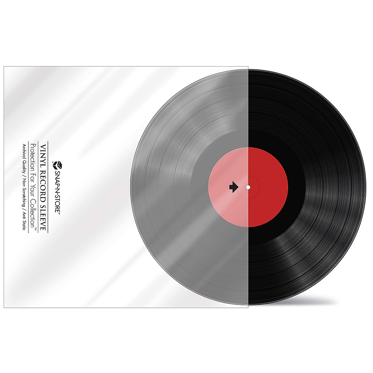 Snap-N-Store Vinyl Records Sleeves, Pack of 25 (SNS02073)