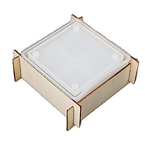 Multilayer Storage Box Mold Set Silicone Trinket Organizer Holder Mold Stackable Flexibility and Durable Use Molds to Make Unique Jewelry Box, Lipsticks Holder Organizer