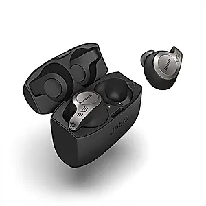 Jabra Evolve 65t True Wireless Bluetooth Earbuds, UC Optimized – Superior Call Quality and Connectivity – Passive Noise Cancelling Earbuds with up to 15 hours of Battery Life with Charging Case