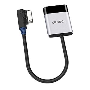 CHOOCL Bluetooth 5.0 aptX-HD Car Adapter Compatible for Audi MMI 3G AMI Music Interface,Audi Symphony,Audi Concert,Mercedes Media Interface and Volkswagen MDI Connector(A1-3000A)