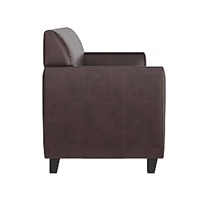 Flash Furniture HERCULES Diplomat Series Brown LeatherSoft Sofa