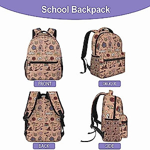 TONYOPT Anime Backpack Cartoon Backpack Movie Fans Travel Backpack Cosplay Daypack Waterproof Shoulder Bags Birthday Gift,Color 1