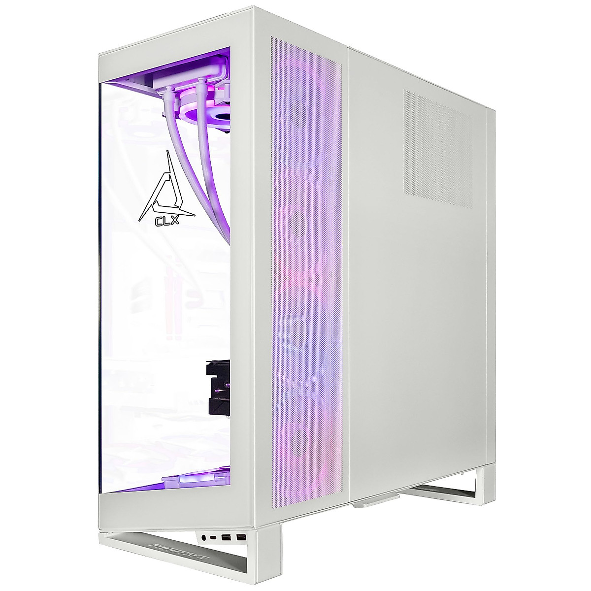CLX Ra VR-Ready Gaming PC - AMD Ryzen 7 7800X3D 4.2GHz, GeForce RTX 4090, 2TB NVMe M.2 SSD, 6TB HDD, 64GB DDR5 RGB Memory, 360mm AIO, WiFi, Windows 11 Home, White