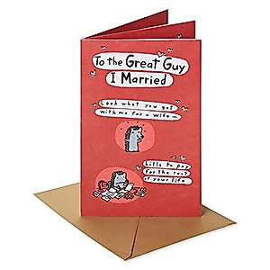 American Greetings Birthday Card for Husband (Crazy Life)