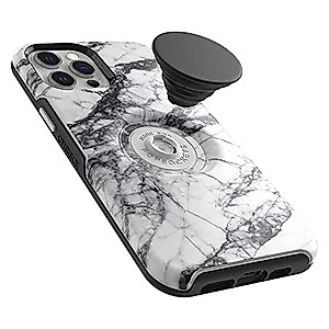 OtterBox Otter + POP Symmetry Series Case for iPhone 12 Pro Max - White Marble
