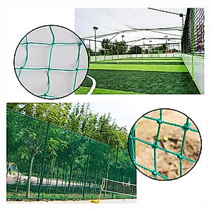Child Pet Cat Safety Anti-Fall Net Multi-Purpose, Nylon Safety Net Green, Balcony Stairs Child Baby Pet Anti-Fall Net, Outdoor Climbing, Plant Flower Climbing Net, Grid 4mm * 6cm (Size : 1 * 2M)