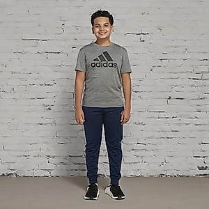 adidas boys Iconic Tricot Jogger Track Pants, Collegiate Navy, 7 US