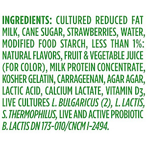 ACTIVIA Probiotic Low fat Yogurt, Strawberry, Non-GMO Project Verified, Multi Pack, 4 Oz, 4 Count
