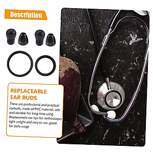 JECOMPRIS 4 Sets Accessory Set Accessories Replacement Parts Ear Tips Replacement Diaphragm for Pediatric Diaphragm Replacement