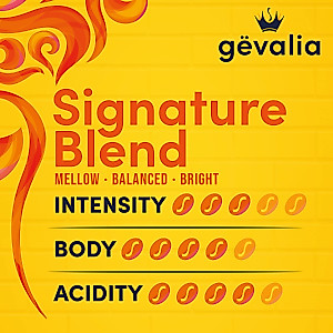 GEVALIA Signature Blend Coffee, Mild, K-CUP Pods, 84 Count