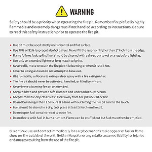 Tabletop Fire Pit,Mini Personal Fireplace,Table top Fireplace,Portable Ethanol Fireplace, Smores Maker,Rubbing Alcohol Concrete Fire Bowl Pot for Indoor and Outdoor use