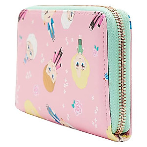 Loungefly Golden Girls Chibi Art All Over Print Faux Leather Wallet