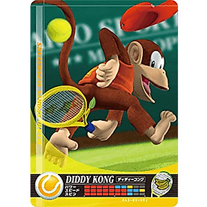 Nintendo Mario Sports Superstars Amiibo Card Tennis Diddy Kong for Nintendo Switch, Wii U, and 3DS