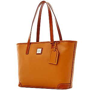 Dooney & Bourke Handbag, Pebble Grain Charleston Tote - Caramel