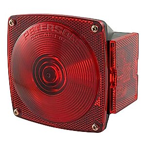 CURT 53440 Passenger-Side Combination Replacement Trailer Light, Stop Tail Turn