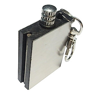 Yuauy 10 Pcs Emergency Hiking Survival Camping Fire Starter Flint Metal Match Lighter Matchbox Fire Starter for Camping Outdoor