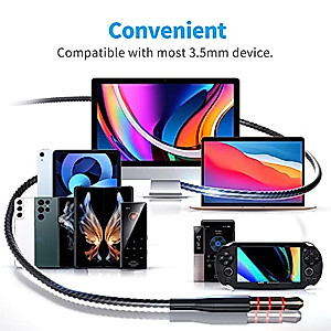 Earbuds Wired with Microphone Pack of 5, Noise Isolating in-Ear Headphones, Powerful Heavy Bass, High Definition, Earphones Compatible with iPhone, iPod, iPad, MP3, Samsung, and Most 3.5mm Jack