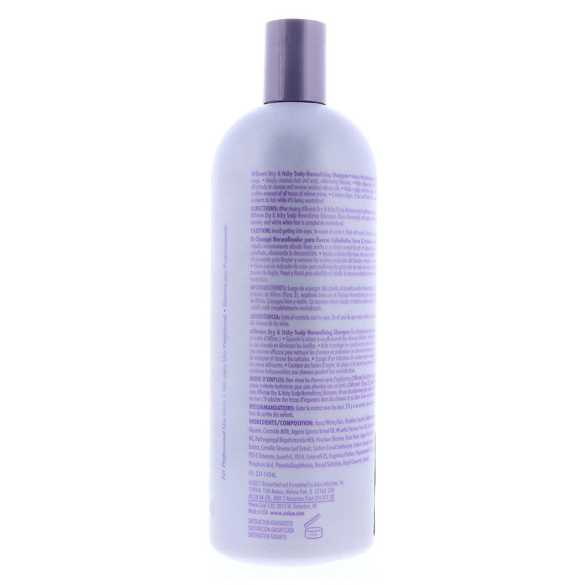Avlon Affirm Dry and Itchy Scalp Normalizing Shampoo By Avlon,32 Ounce
