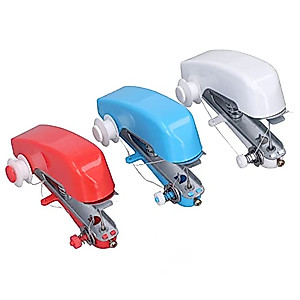 Mini Sewing Machine, Handheld Portable Hand Sewing Machine Handheld Sewing Machine Anti Rust Mini Portable Stitch Stapler for Home Outdoor Travelling