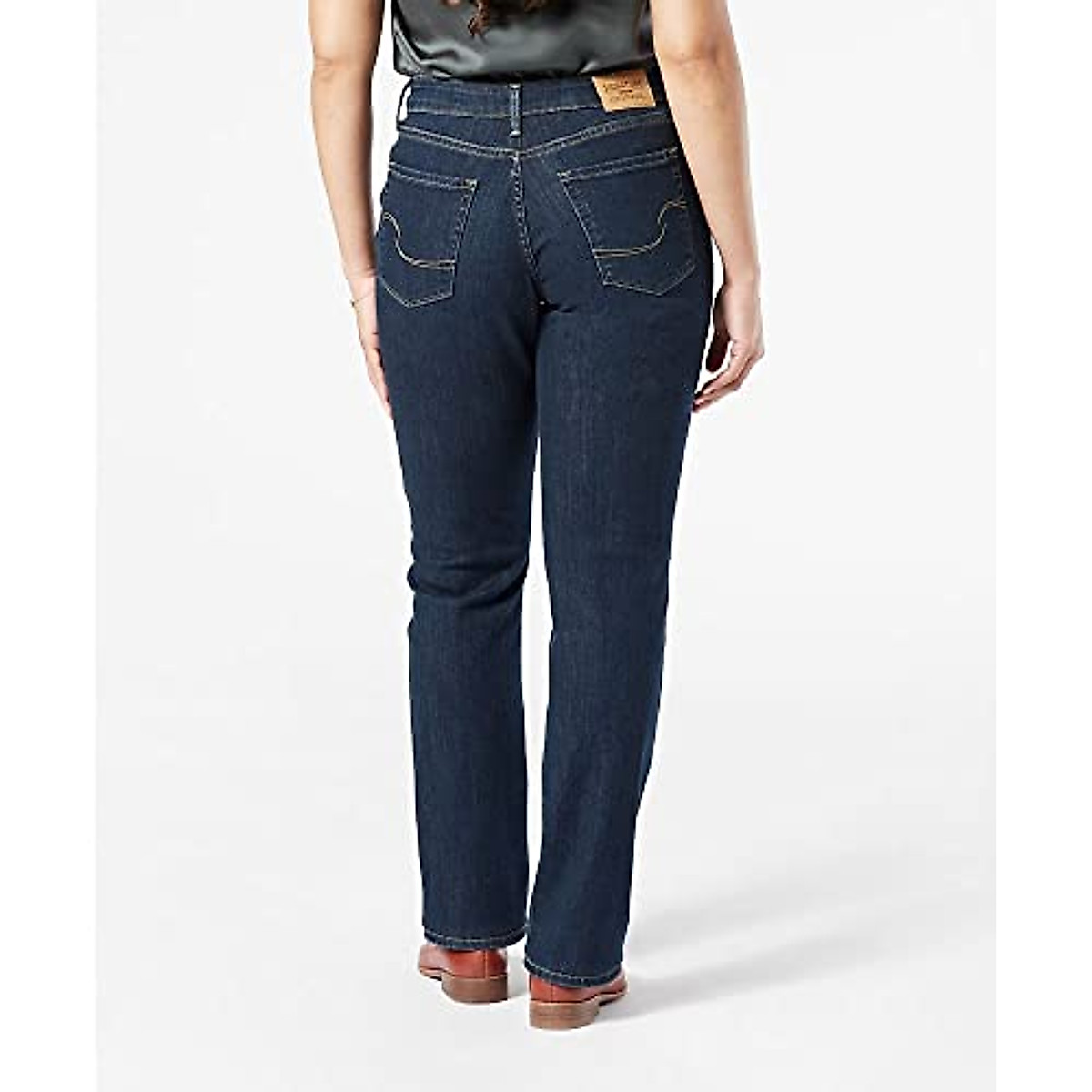 Signature by Levi Strauss & Co. Gold Label Women's Modern Straight Jeans (Available in Plus Size), (New) Angel Island, 12 Regular