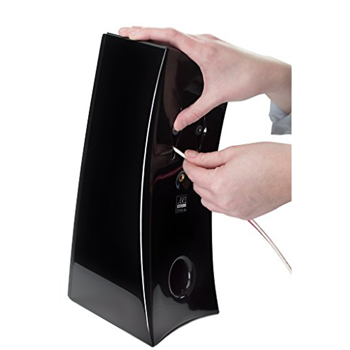 MartinLogan Motion 4i Bookshelf Speaker, Single Speaker Gloss Black