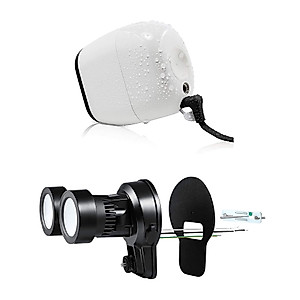 Wasserstein 3-in-1 Wired Floodlight, Charger and Mount Compatible with Arlo Pro & Arlo Pro 2 Only - 2000 Lumens Powerful Floodlight (Black) (Arlo Pro/Pro 2 NOT Included)