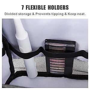 Portable Shower Caddy for Dorm & Gym & Travel - Extra Large Capacity&Drain Mesh, Quick Dry and Water Resistant with Metal Hook - Essential College Dorm for Men & Women（Grey）