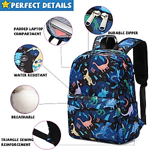 Soehipee Backpack for Kids, Preschool Backpack for Kids Boys, Toddler Kindergarten School Bookbag Set with Lunch Box and Pencil Case