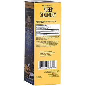 Sleep Soundly Melatonin, 2-Ounce Bottles (Pack of 3)