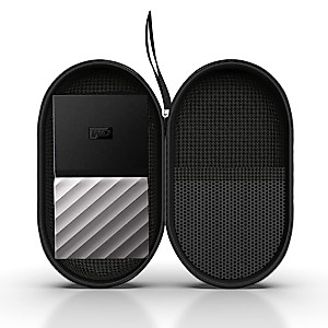 Agoz Hard Protective Carry Case for Western Digital WD MY PASSPORT SSD 512GB / 256GB / 1TB / 2TB Portable External Hard Drive - WDBKVX0020PSL-WESN, WDBKVX0010PSL-WESN, WDBKVX5120PSL-WESN, WDBKVX2560PS