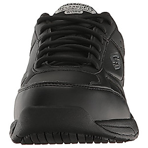 Skechers for Work Women's Dighton Bricelyn Wide Work Shoe, Black, 7.5 W US