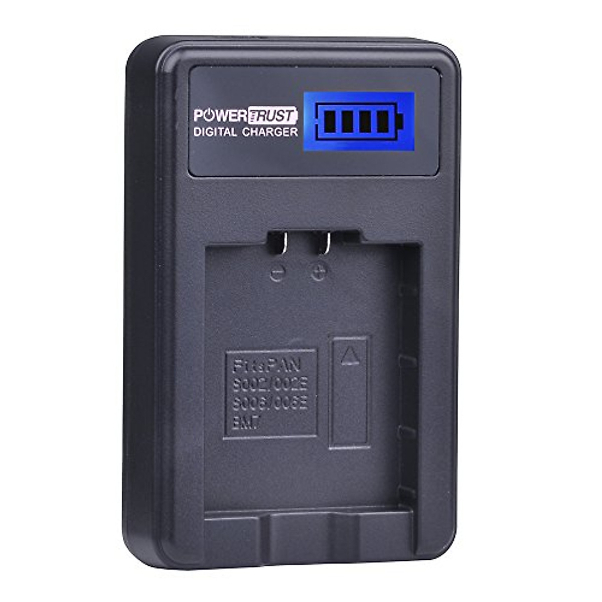 PowerTrust 2 Pack CGA-S006 CGR S006 S006E S006A S006 DMW-BMA7 DMW BMA7 Battery + LCD USB Charger for Panasonic DMC FZ7 FZ8 FZ18 FZ28 FZ30 FZ35