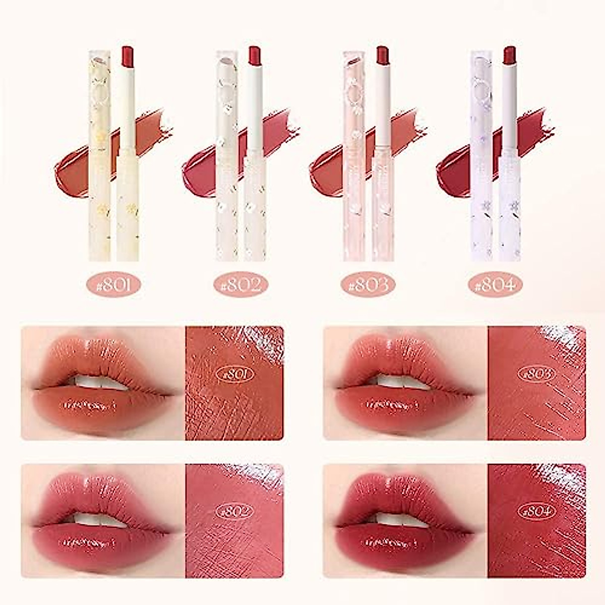 Makeup Kit for Women 8 Pieces Makeup Sets, 4 Color Lipsticks& Eyeshadow, Eyebrow Pencil, Concealer, Blush Palette 8Pcs Gift Box Makeup Bundle Value Set