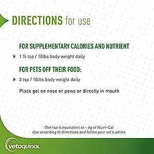 Vetoquinol Nutri-Cal 4.25 Oz - High Calorie Supplement for Cats and Dogs