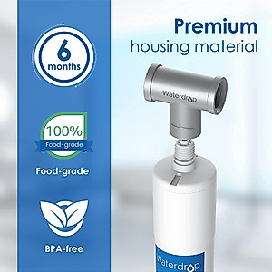 Waterdrop AP431 Cartridge, Whole House Scale Inhibitor Inline Water System, Replacement for Aqua-Pure AP431 Hot Water Scale Inhibitor for AP430SS