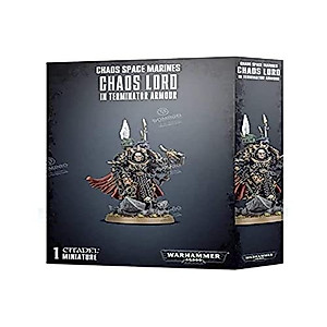 Games Workshop Warhammer 40k: Chaos Space Marines - Chaos Lord in Terminator Armour