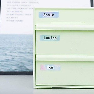 Phomemo D30 Labels - Nebula/Galaxy Series Adhesive Thermal Labels, 12mm x 40mm, 3 Rolls (160 Labels Each),Phomemo D30 Label Maker Tape for Gift Wrapping, Christmas, New Year and Various