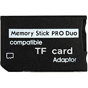 WQDMKE Micro USB TF Card to Memory Stick Adapter for Sony Camera and PSP