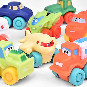 FUN LITTLE TOYS Cars Easter Eggs Vehicles for Party Favors, Easter Egg Fillers