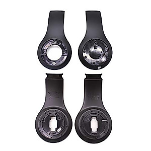 Replaceable Spare Earphone Shell and Spare Earphone Inner Shell Earphone Repair Parts Compatible with Studio3.0 Headphone(Black)