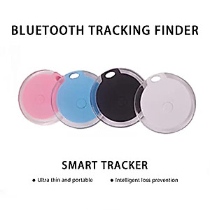 4pc Bluetooth Anti-Lost Device Smart Item Locator Alarm Tracker Wallet Mobile Phone Two-Way Voice pet Elderly Anti-Lost Device Key Chain