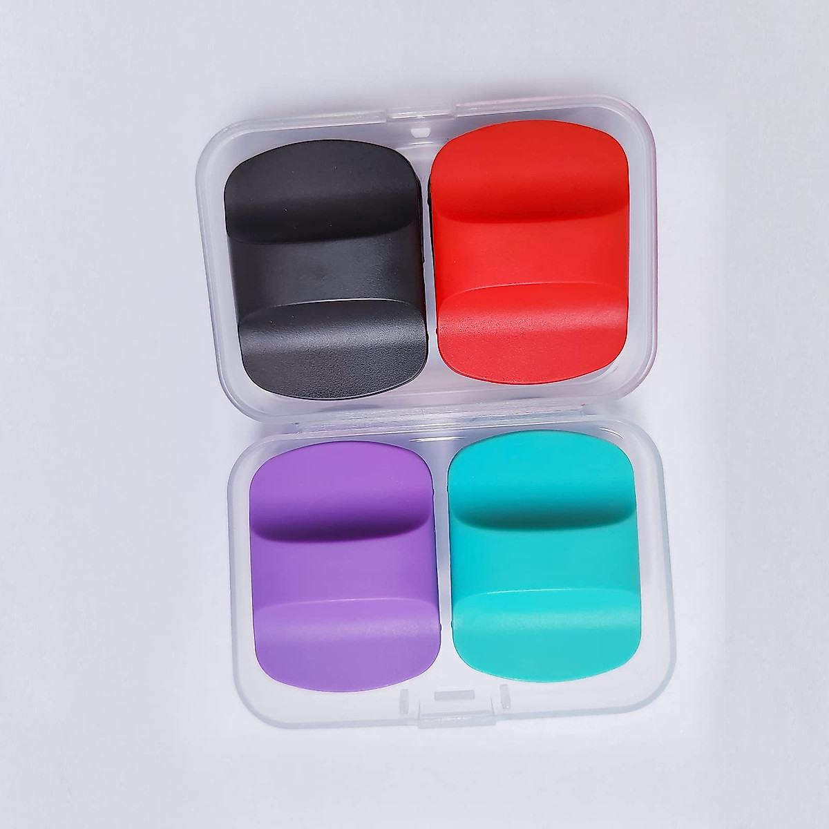 CLniubi Magnetic Slider -compatible for Yeti Rambler, Tumbler, Ozark, Trail Rtic cup which is 10 oz, 16 oz, 20 oz, 26 oz, 30 Black Red Purple Blue 1.3x1.7x0.35inches