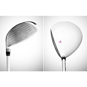 Golf Clubs Wooden #1#5 for Kids Right Hand Fairway Wood Golf Putters Boys Girls Golf Driver Junior Outdoor Sports (Pink,#1-Age 5-8)