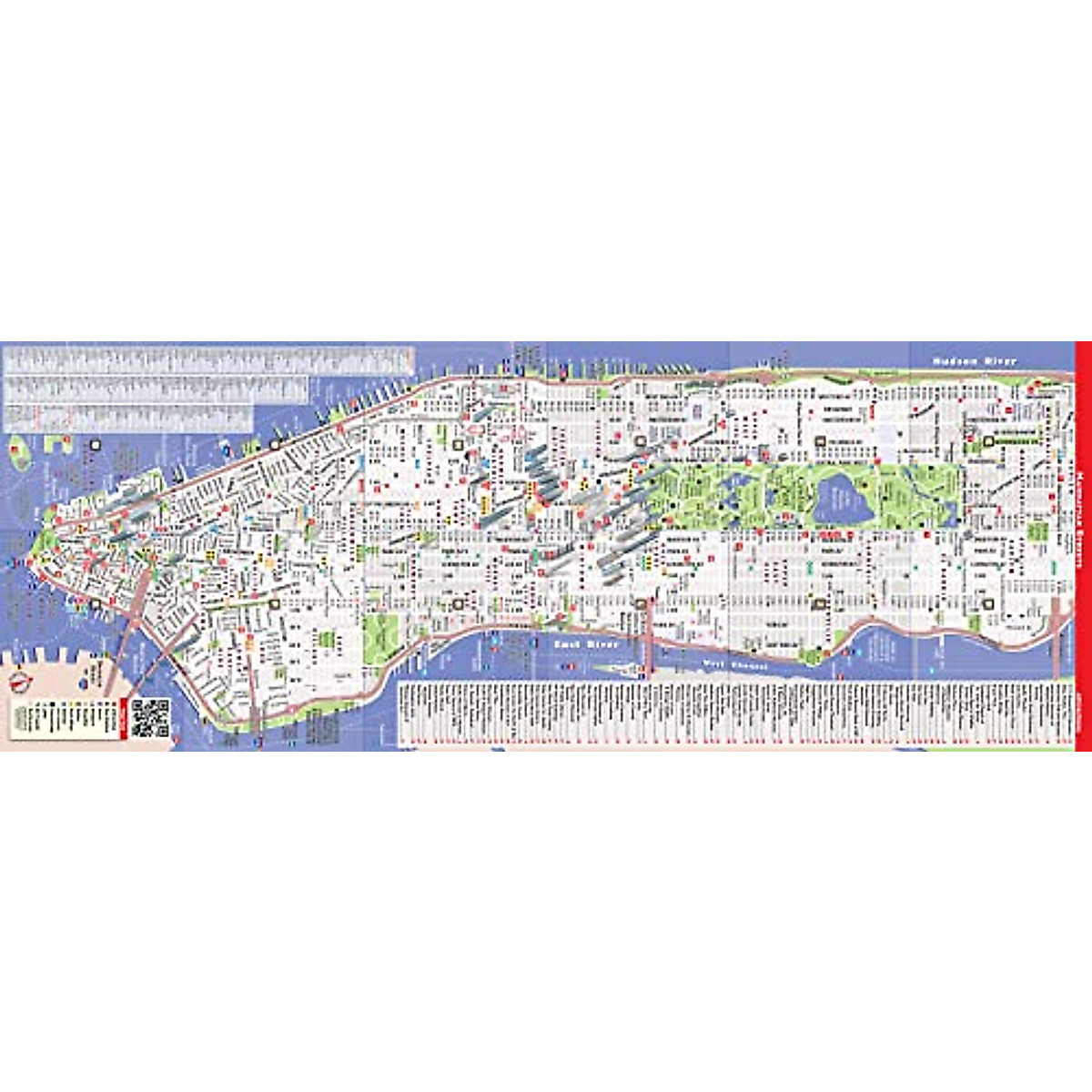 StreetSmart NYC Five Boro Map by VanDam-Laminated pocket city street map w/ attractions in Metro NYC & all 5 boros of NY City: Manhattan, Brooklyn, ... ... new Subway Map – Folded Map 2025 Edition