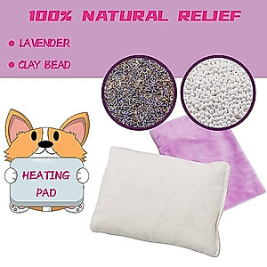Pain Relief Heating Pack, Heating Pad Microwavable, Natural Hot Therapy for Muscle Pain, Joints, Cranps, Neck and Shoulders, Fill up The Heat Storage Clay Sphere