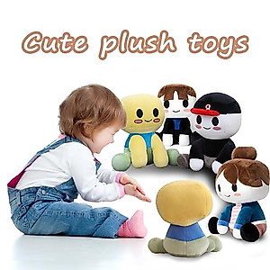 BOIYSY Blox Buddies Plush,7.8" Bacon Buddy Plushie Hair noob Plushie, Toys Guest Buddy Stuffed Doll Pillow for Fans