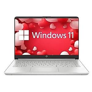 HP 14 Business Laptop Computer, 14" FHD IPS Display, AMD Ryzen 3 3250U, Windows 11 Home, 8GB RAM, 128GB SSD, AMD Radeon Graphics, WiFi 5, HDMI, Type-C, SD Media Card Reader, Long Battery Life, PCS