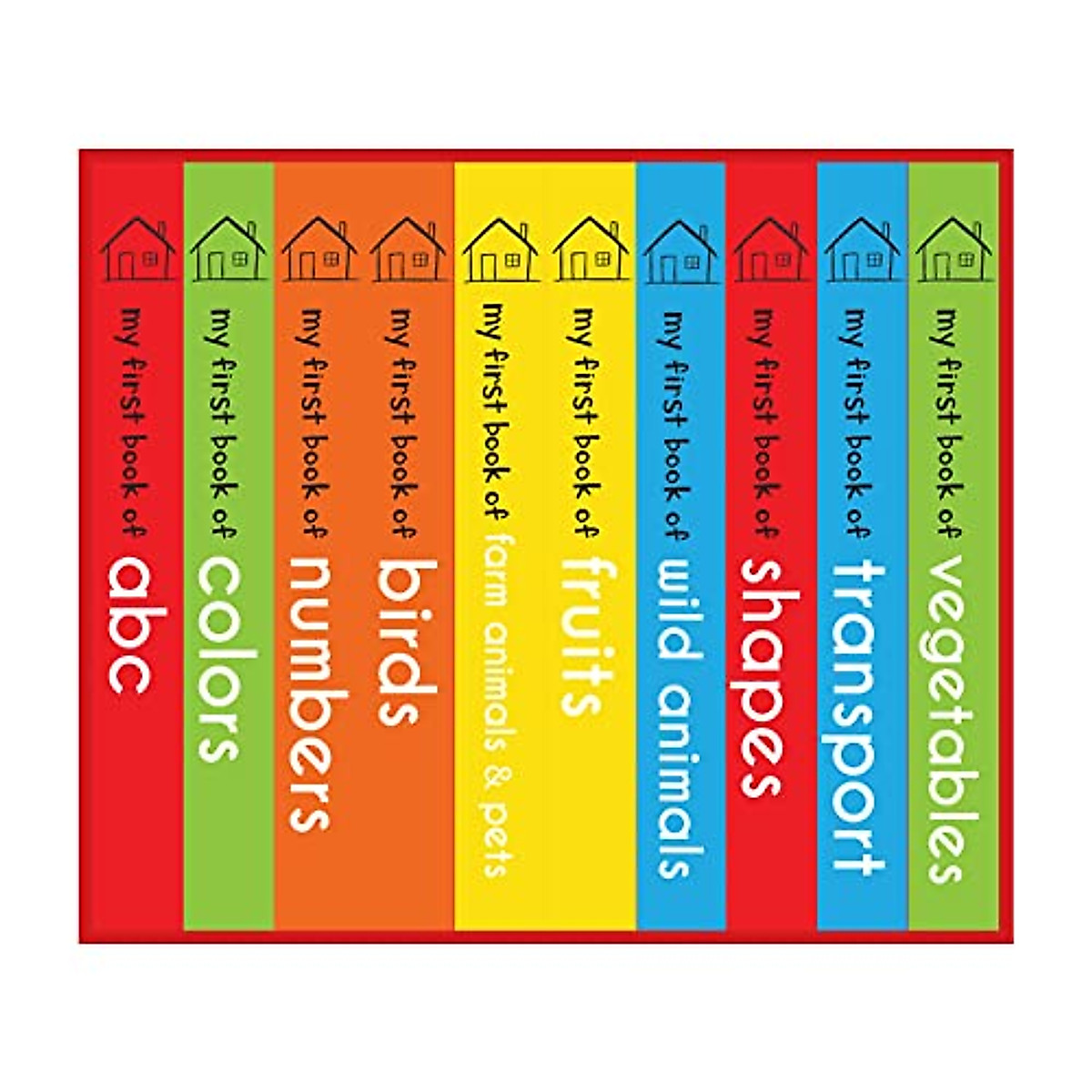 My First Library : Boxset of 10 Board Books for Kids